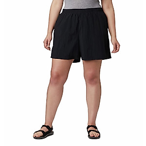 Columbia Women's Plus-size Sandy River Plus Size Short Shorts, black, 2Xx6