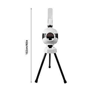 DNYSYSJ Portable Badminton Serve Machine, Automatic Badminton Pitching Machine Badminton Training Machine Automatic Shuttlecock Launcher for Indoor & Outdoor Training