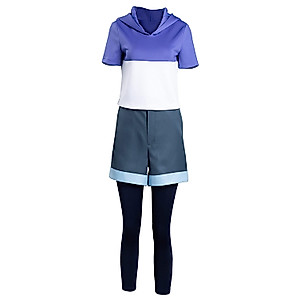 Powumie Amity Blight Cosplay Costume Outfits Luz Noceda Halloween Costume Full Set Hoodie for Women