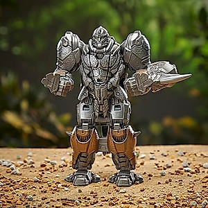 Transformers Toys Rise of The Beasts Movie, Smash Changer Rhinox Converting Action Figure for Ages 6 and up, 9-inch