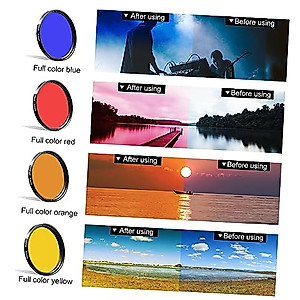 ABOOFAN 1 Set Universal Detachable Creative Filter Lens Universal Phone Lens kit Portable Suite Set Lens Group telephoto Lens telephoto Lens for Smartphone Cell Phone Fisheye Lens