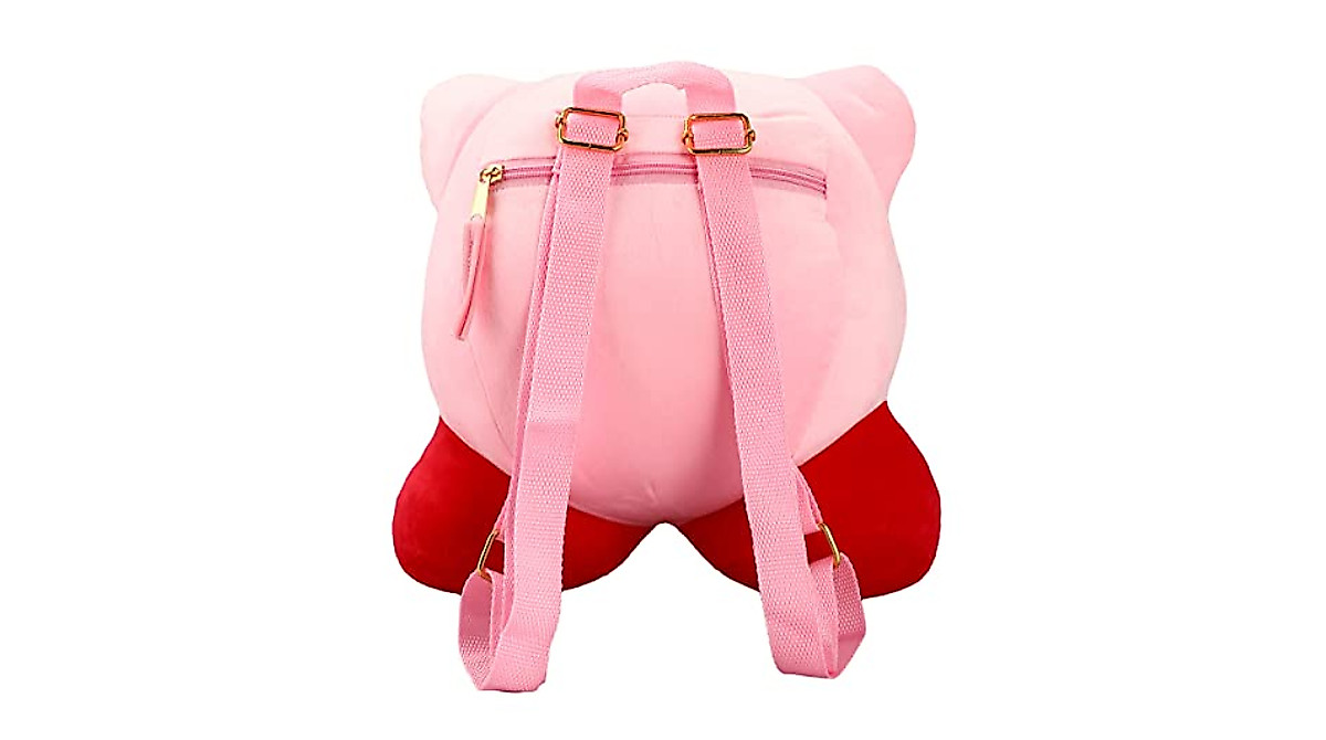 Kirby Pink Plush Mini Backpack - Cute Fan Gift | Bioworld