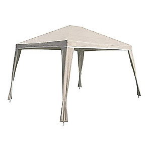 Coolaroo 446703, Camel Isabella Easy to Assemble Travel Canopy Gazebo Tent 10' x 12'