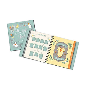 Studio Oh! Guided Pregnancy Journal Bump for Joy - 9" x 9" Bundled with Baby's First Years Guided Journal Bundle of Joy - 9" x 9"