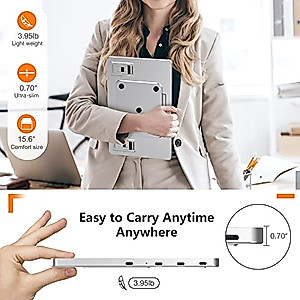 FLYTOCCA 15.6" Touchscreen Portable Monitor, 10-Point Touch Screen Monitor, 1080P FHD IPS External Monitor Display Screen for Laptop PC Phone Mac Xbox PS5/PS4 Switch