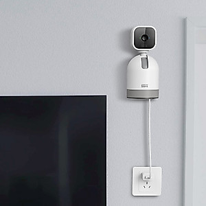 PUUUCI Wall Mount for Blink Mini Pan-Tilt Camera - Blink Mini Pan-Tilt Camera Black Stainless Steel Wall Mount Bracket/Holder for Home/Apartment/Office Indoor (1-Pack)