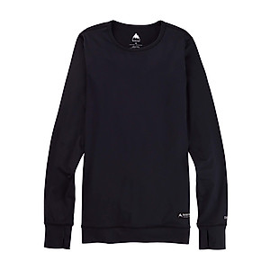 Burton Womens Midweight Crew, True Black New, Medium