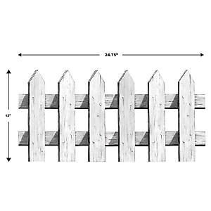Picket Fence Cutouts Party Accessory (1 count) (3/Pkg)