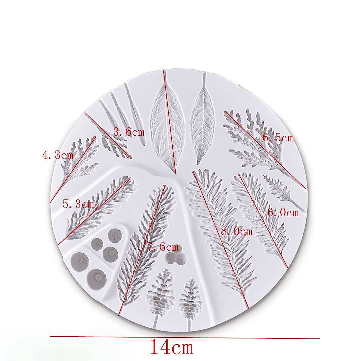 ZHUOJIE Winter Foliage Flower Pro Mould Silicone Mold Fondant Cake Decorating Tool Gumpaste Sugarcraft Chocolate Forms Bakeware Tools