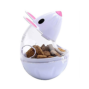 2pcs Cat Slow Feeder Cat Food Ball,Mice Water Droplet Bone Tumbler Shaped Pet Treat Ball Cat Food Toy Ball,Cat Slow Feeder,Cat Enrichment Toys