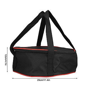 Dishes Storage Bag, China Storage Chest Round Crockery Storage Bag Plate Protectors Travel Bag Large Camping Tableware Dinnerware Bag Cupboard Storage Bag