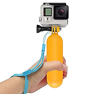 SHOOT Floating Hand Grip Handle Stick Bobber Floaty Handheld Monopod for GoPro Hero 11 10 9 8 7 Black Silver White 6 5 4 3+ 3 Hero(2018) with 12pcs Anti Fog Inserts