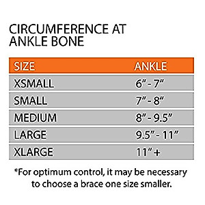 Cramer Women's Ankle Brace, Black, X-Large