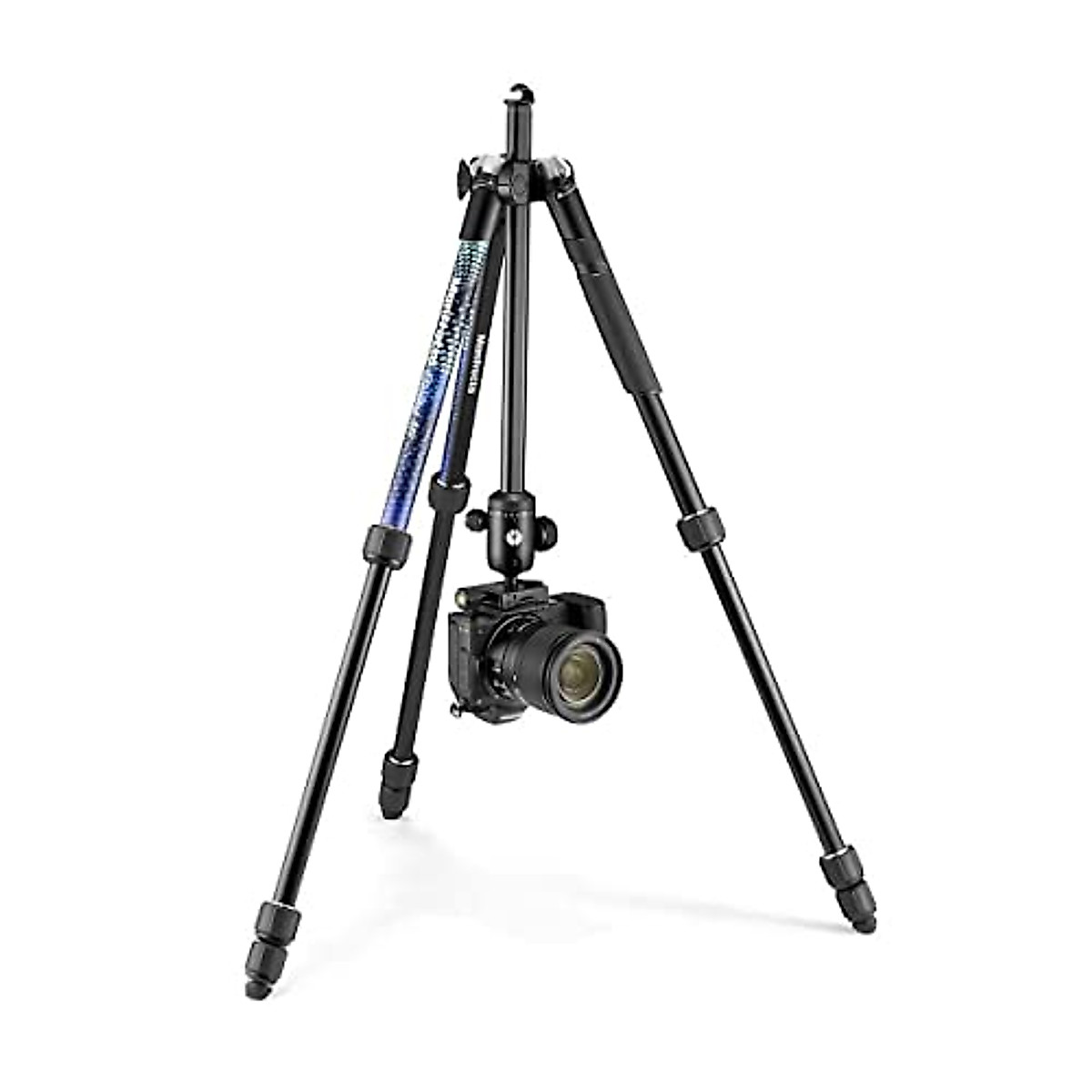 Manfrotto Element MII 4-Section Aluminum Tripod with Ball Head, Blue