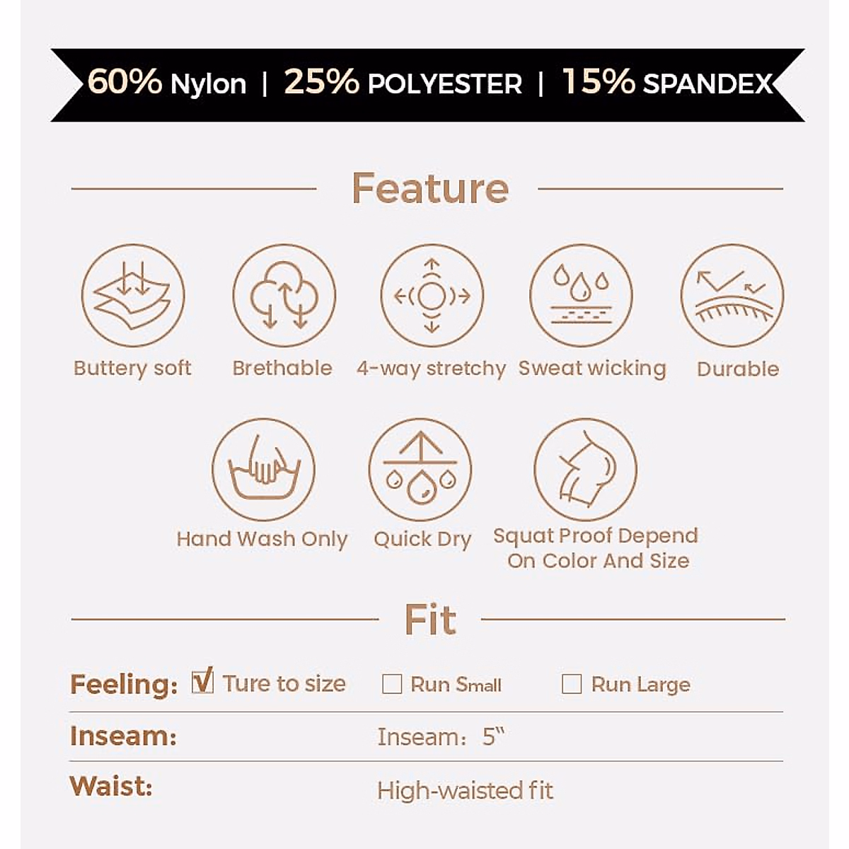 Aoxjox Contour Seamless Shorts for Women High Waist Workout Shorts Gym Biker Shorts Booty Running Yoga Shorts 5" (Blue Jewel Marl, Medium)