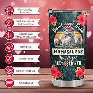 34HD Mothers Day Gifts for Mom, Mom Tumbler Stainless Steel with Lid, Mom Travel Mug, Mom Coffee Cup, Mothers Day Cup, Mom Birthday Gifts, Gifts for Mom from Daughter Son Husband