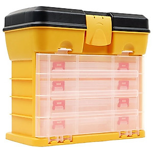 Stalwart 53 Compartment Durable Plastic Storage Tool