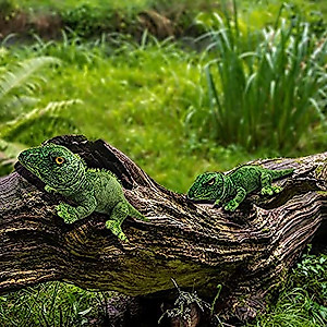 WOKI 12" Creative Lizard Iguana The Bearded Dragon Lizard Stuffed Animal Plush Toy (Including Tail Measurement)