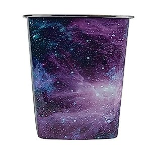 KOLORAE Waste Can 10L (2.6 Gallons) - 3 Pack Trash Garbage Can for Home, Office, Dorm Room (Galaxy)