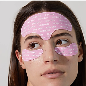 SKIN GYM Silicone Forehead Wrinkle Patches Reusable - Disposable Forehead Wrinkles Treatment to Smooth & Help Skincare Products | Eco Friendly, Anti-aging, 100% Silicone & Reusable Brow Mask