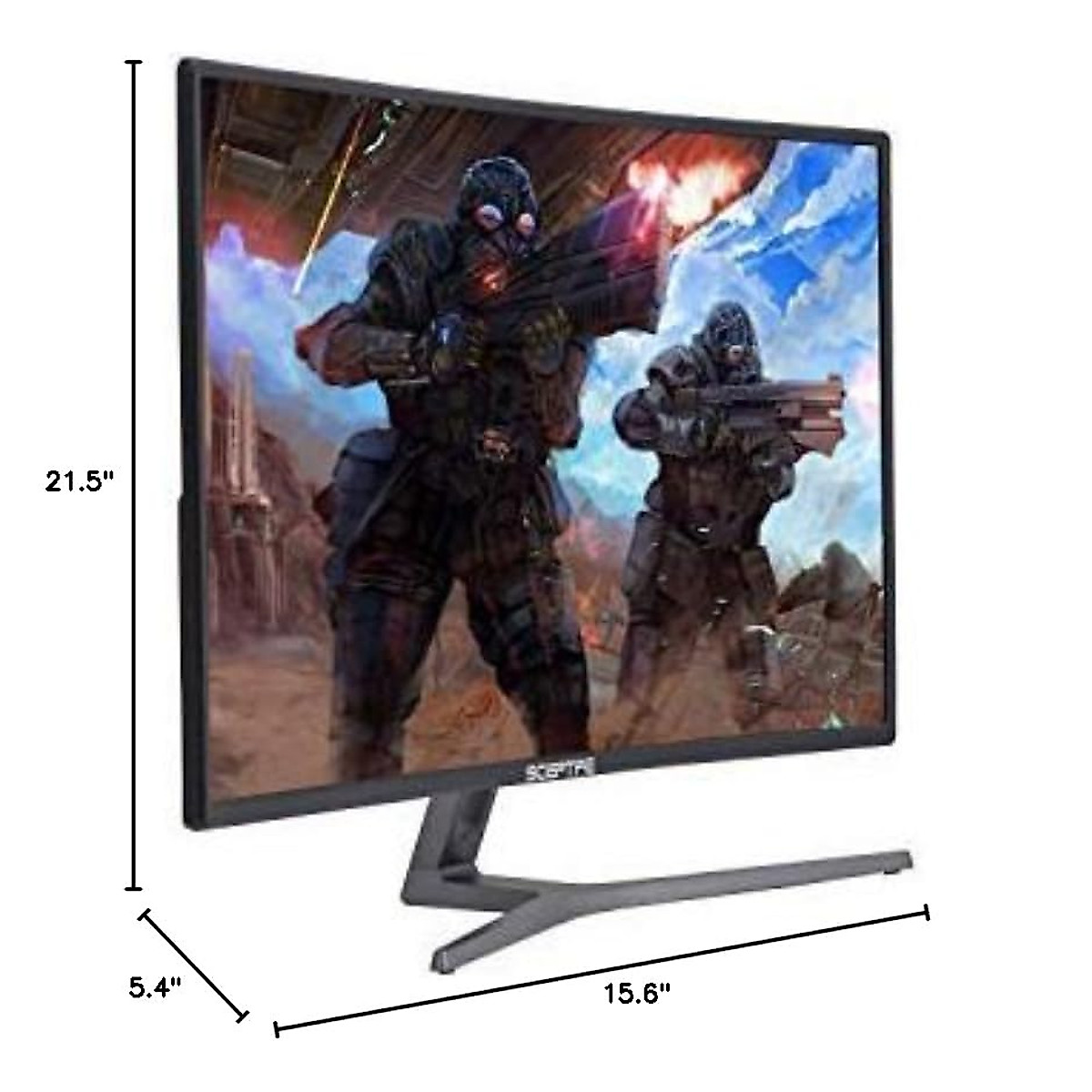 Sceptre 24-Inch,FHD 1080p Curved 144Hz Gaming Monitor AMD FreeSync 99% sRGB HDMI DisplayPort, Build-in SpeakersMachine Black