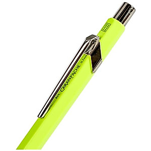 Caran D'ache 844: Mechanical-pencil Metal Fluo Yellow 0.7 mm (844.470)
