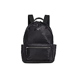 Tory Burch Women's Virginia Zip Backpack, Black, One Size