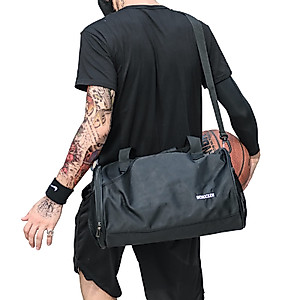 Large Sports Gym Bag for Men Women,Travel Duffel bag with Shoes Compartment,Overnight Tote Bag Workout Bags for Gym