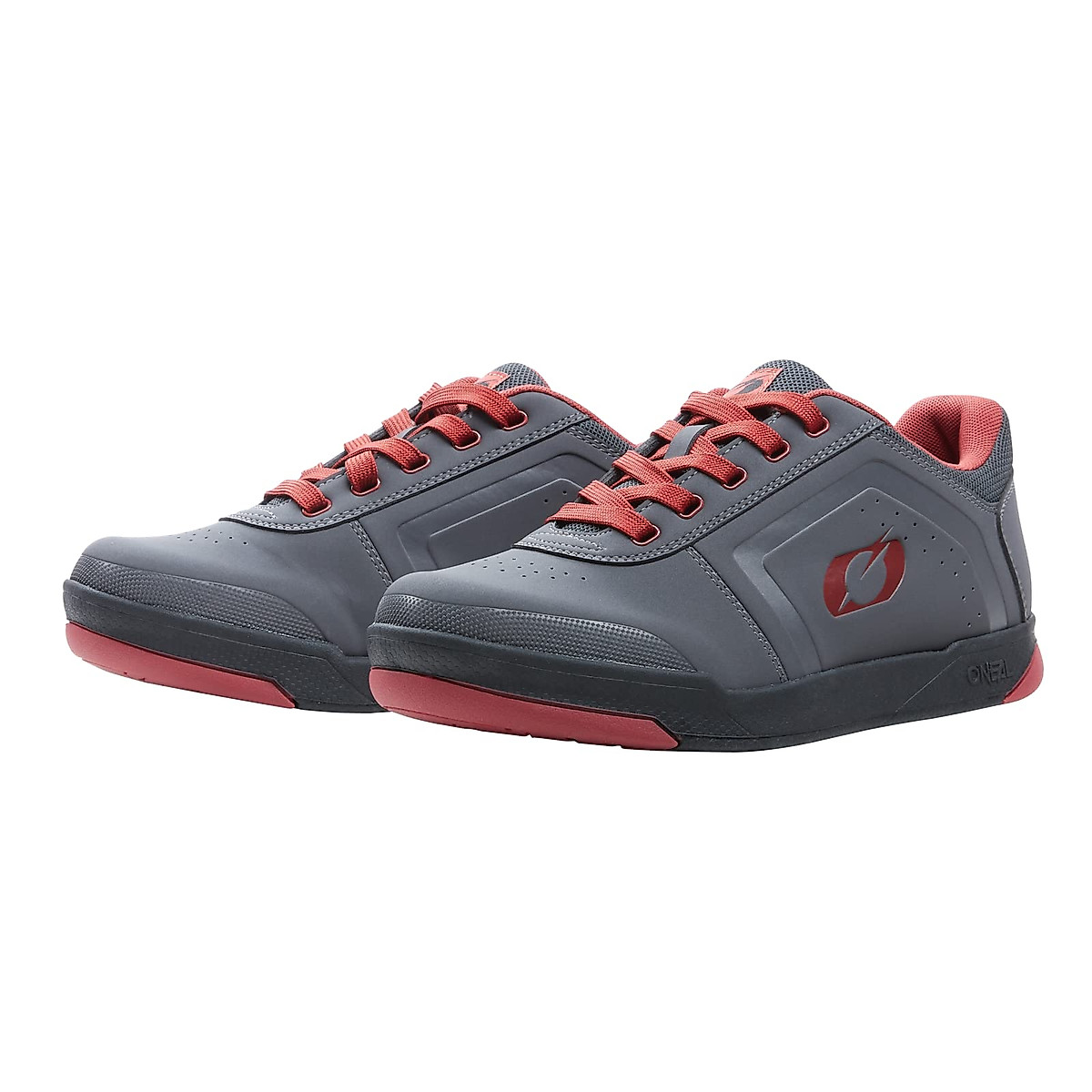 O'Neal Pinned Flat Pedal MTB Shoe V.22 Gray/Red 10 (43)
