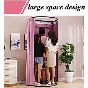 VNABO Clothing Store Fitting Room Simple Wall-Mounted Dressing Room Portable Privacy Tent Changing Room for Shopping Malls Offices