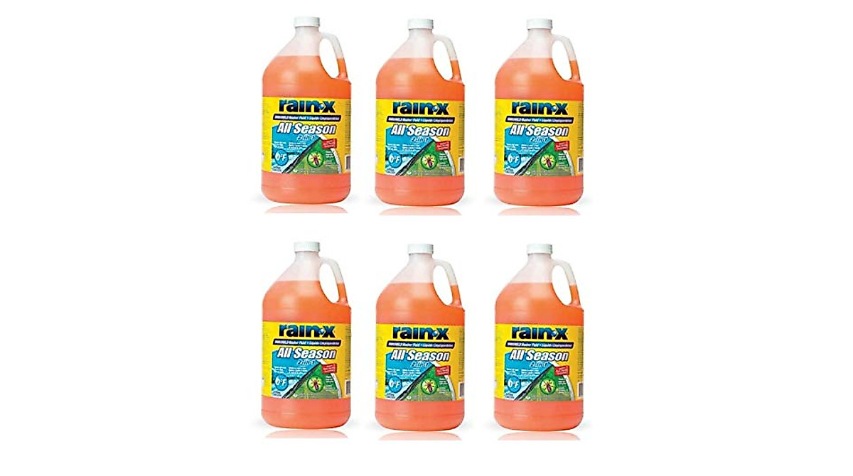 Rain-X Windshield Washer Fluid 6-Pack - Clear Vision All Seasons