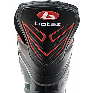 Botas - ATTACK 191 - Men's Ice Hockey Skates | Made in Europe (Czech Republic) | Color: Black/Red/White, Men's 12