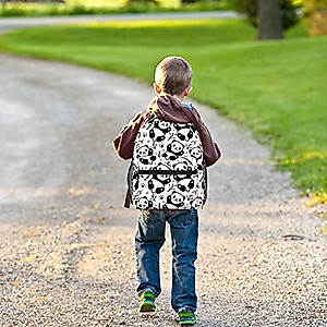 Yuvinw Cute Panda Backpack 17 Inch,Travel Backpacks Casual Daypack, Laptop Backpack For Women Men,With Adjustable Straps.Cute Panda