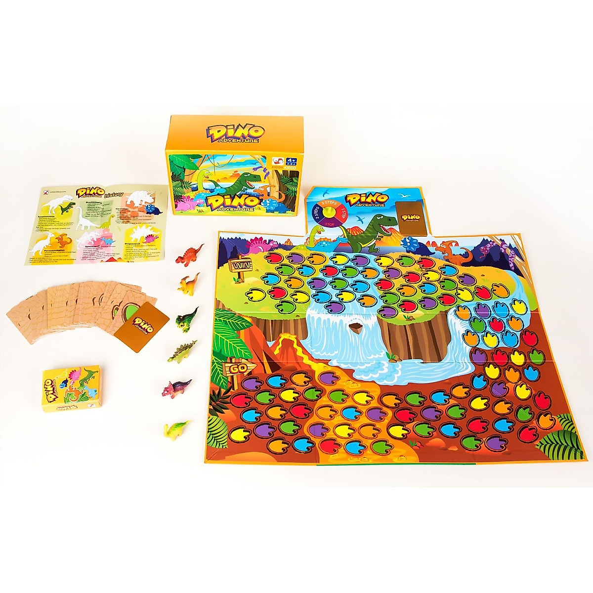 Sunlite Dino Adventure Table top Board Game Trains Social Skills, Concentration and Focus