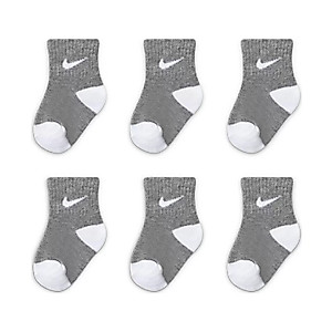 Nike Infant 6 Pairs Lightweight Ankle Socks Size 6-12 Months