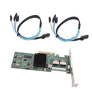 LSI 9240-8i 6Gbps SAS Raid Card, HBA FW:P20 9211-8i IT Mode for ZFS FreeNAS unRAID 2* SFF SATA RAID Controllers