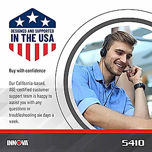 INNOVA 5410 – Newest 2022 All System OBD2 Scan Tool – Read/Erase Check Engine, ABS, SRS, and Transmission