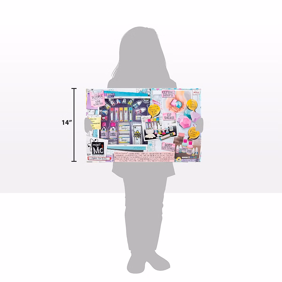 Project MC2 Ultimate Spa Studio Stem Science Cosmetic Kit by Horizon Group USA, Make Your Own Crystal Soaps,5 DIY Lip Balms & Fragrant Body Lotions, Choose between 6 Scents & More, Multicolored