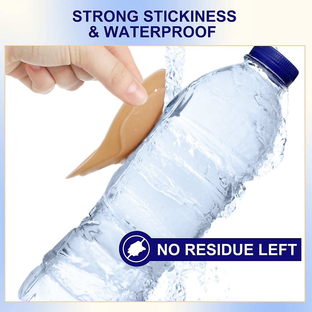 Nimiah Silicone Bra Inserts Breast Pads Push-up Inserts for Women | Removable Sticky Bra Cups for Swimsuits Dresses Bikini Top 3 Pairs