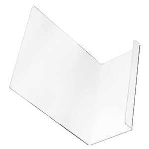 ULTECHNOVO 3pcs Transparent Tablet Holder Book Display Stand Music Folder Shelves for Books File Folder Organizer Office Bookends Desktop Bookend Material Student Acrylic Shelf Book Stoppers