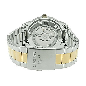 SEIKO Series 5 Automatic White Dial Two-Tone Men's Watch SNKP14K1S