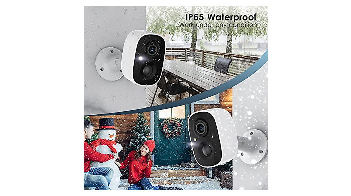 Geekee 1080P Wireless Outdoor Security Camera 2-Way Talk