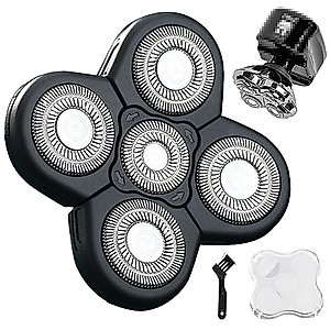 VRMETA Shaver Head Replacement Head for Skull Shaver, Pitbull Rotary Shaver, Butterfly Kiss, and Palm Electric Razors