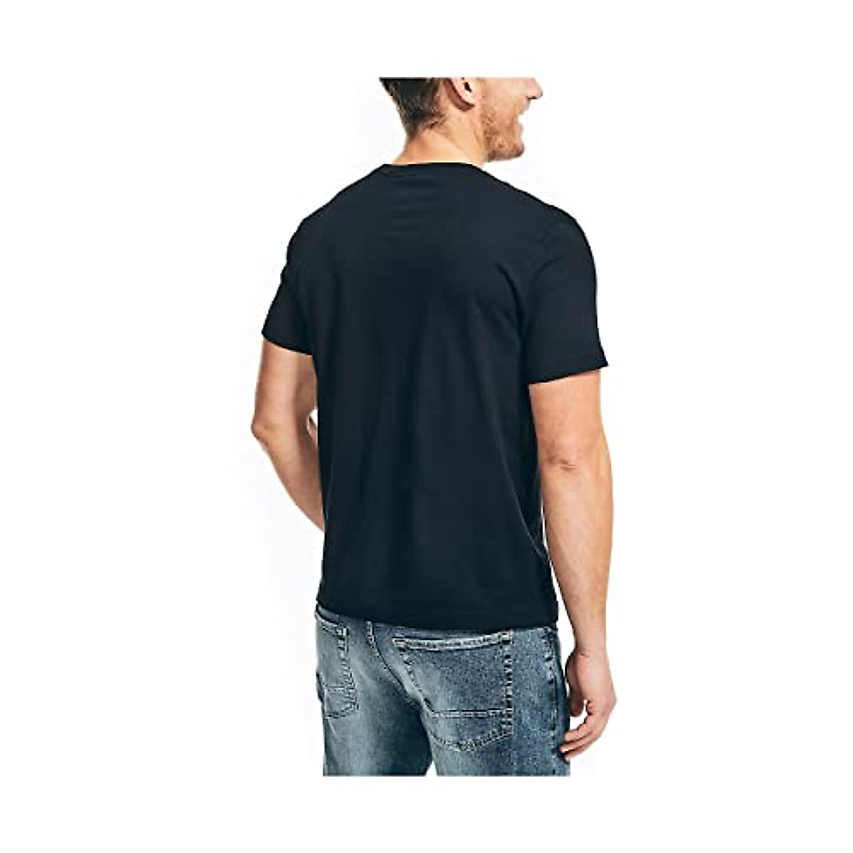 Nautica Men's J-Class T-Shirt, True Black, Medium
