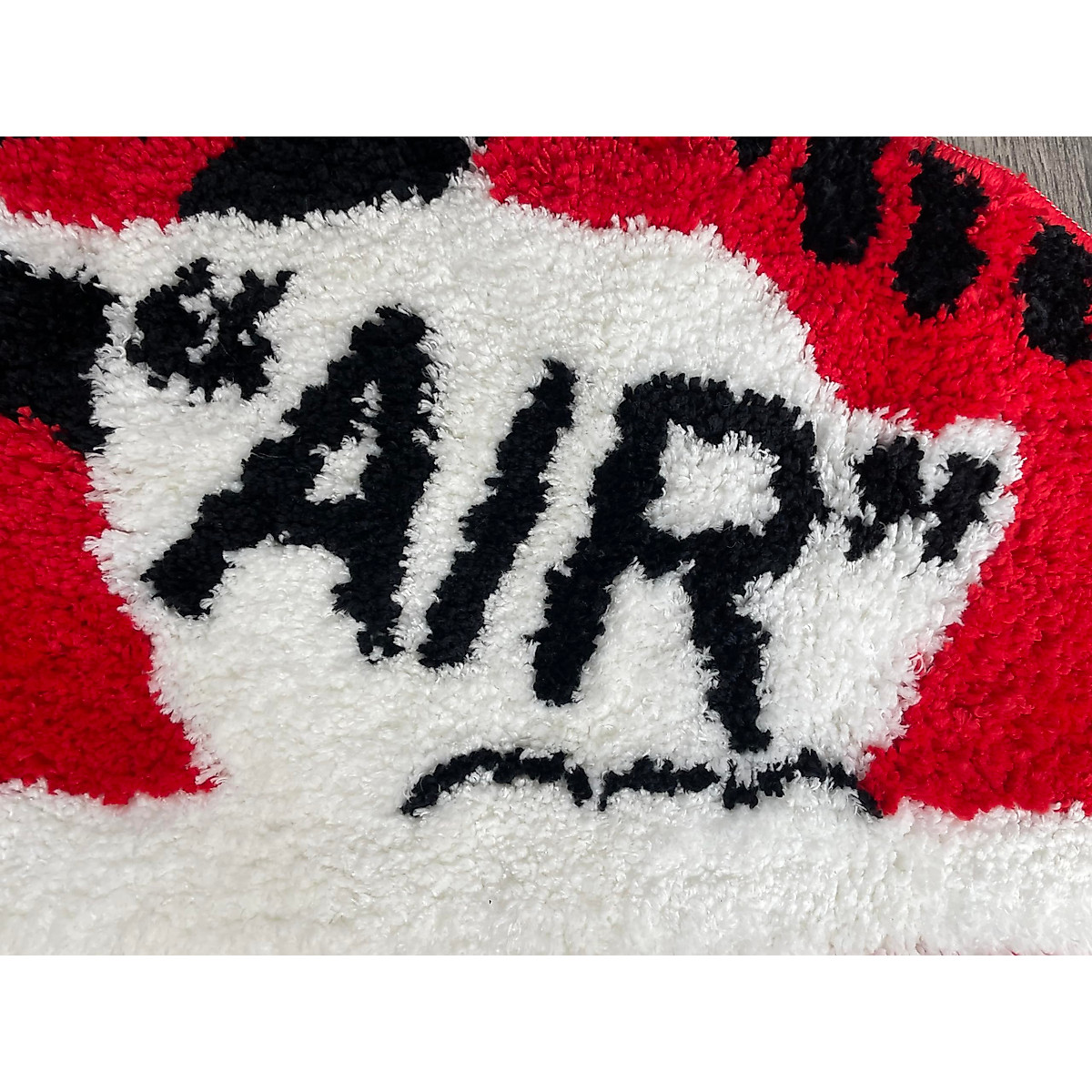 LUXAPE Sneaker Rug - Handmade & Premium- 30in (75cm) - Hypebeast Rug - Hypebeast Room Decor - Living Room, Bedroom, Children Room, Door mat - Aesthetic Room Decor - Luxape Rug (Luxape-7)