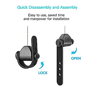 3 Packs VR Cable Management for Oculus Quest 2 Retractable Ceiling Pulley VR Accessories for Oculus Quest, Rift S, Valve Index, HTC Vive, Vive Pro, Playstation VR Link Cable