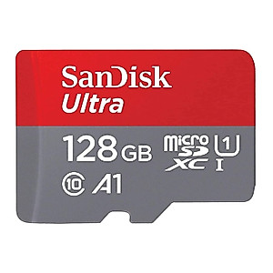 SanDisk 128GB Ultra MicroSD UHS-I Memory Card Works with Motorola Phone Moto G Stylus (2022), Moto G22 (SDSQUA4-128G-GN6MN) A1 C10 Bundle with 1 Everything But Stromboli MicroSDXC Memory Card Reader