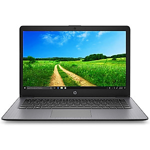 HP Stream 14" HD Display, Intel Celeron N4000 Dual-Core, 4GB DDR4 Memory, 192GB Storage (64GB eMMC+128GB TGC SD Card), HDMI, WiFi,Webcam, Bluetooth, 1-Year Microsoft 365, Win10 S, Brilliant Black