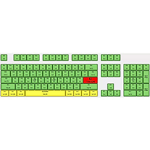 104 Keys Sakura Japanese Cherry Profile PBT Keycaps Top Printed Dye Sublimation Switch ANSI Layout for Cherry RGB MX Mechanical Keyboard Gaming Replace