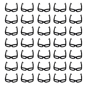 TOYANDONA 60pcs Doll Glasses, Miniature Doll Eyeglasses Mini Doll Costume Accessories for Dollhouse Crafts